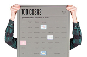Póster con 100 cosas que hacer antes de morir | Regalador.com