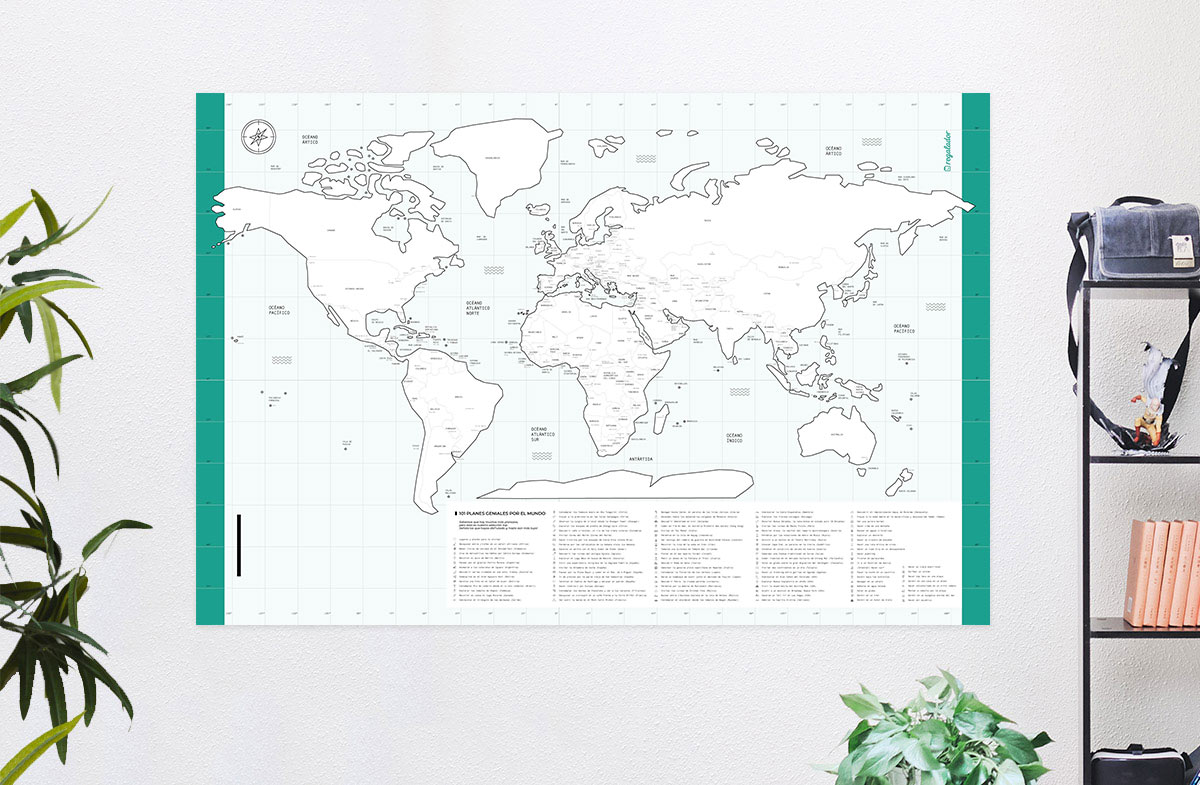 Mapa del mundo personalizado | Regalador.com