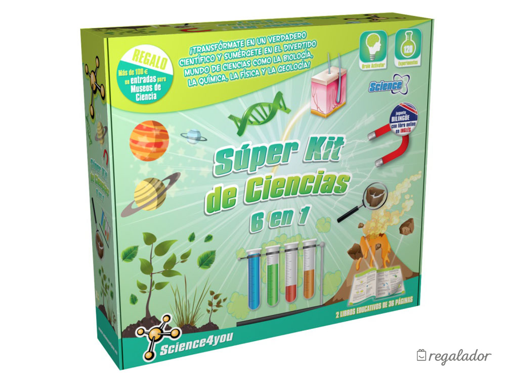 Súper kit de ciencias divertido y educativo | Regalador.com