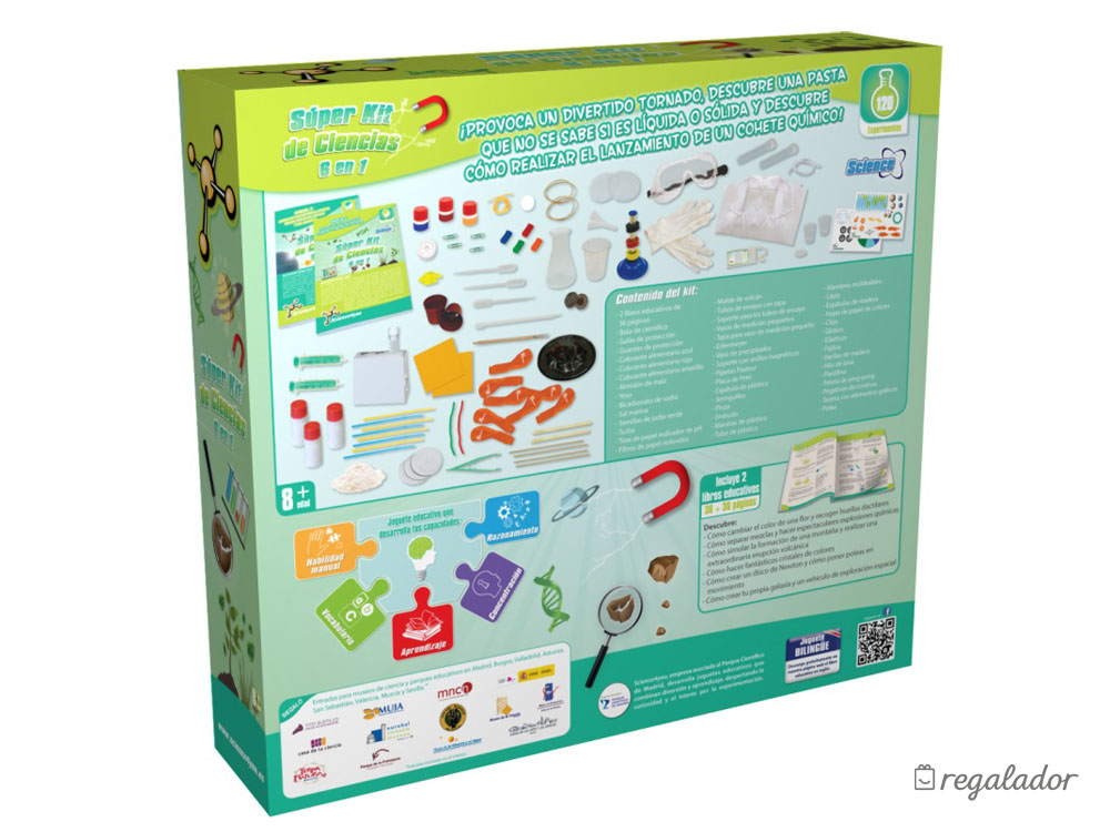 Súper kit de ciencias divertido y educativo | Regalador.com