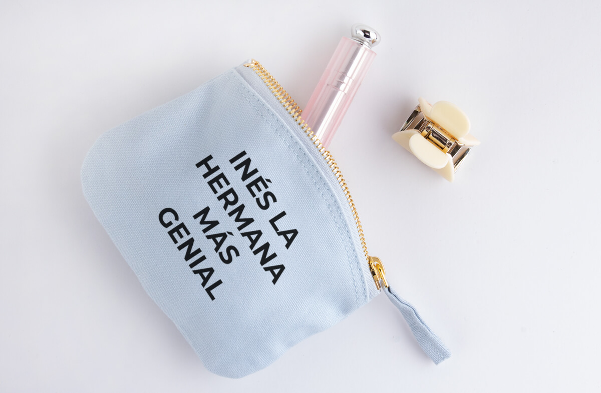 Bolso y monedero con texto personalizado | Regalador.com
