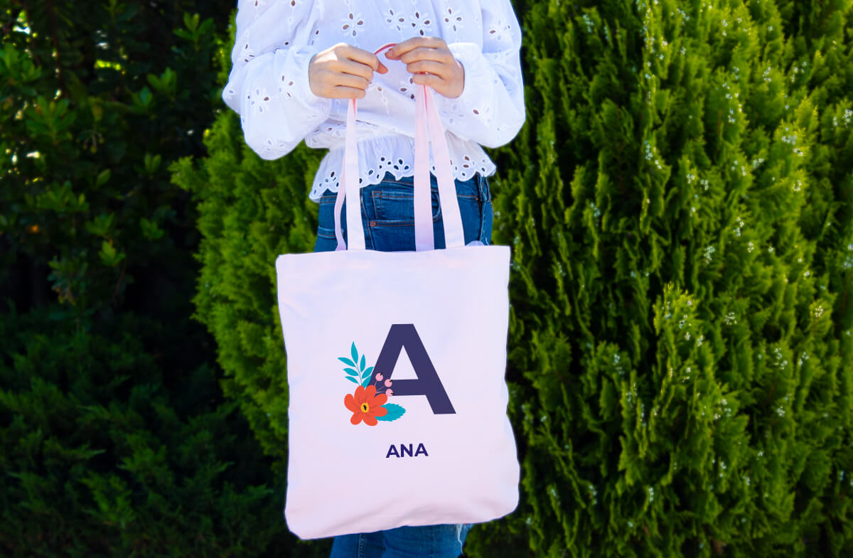 Bolso y monedero con tu inicial, personalizado | Regalador.com