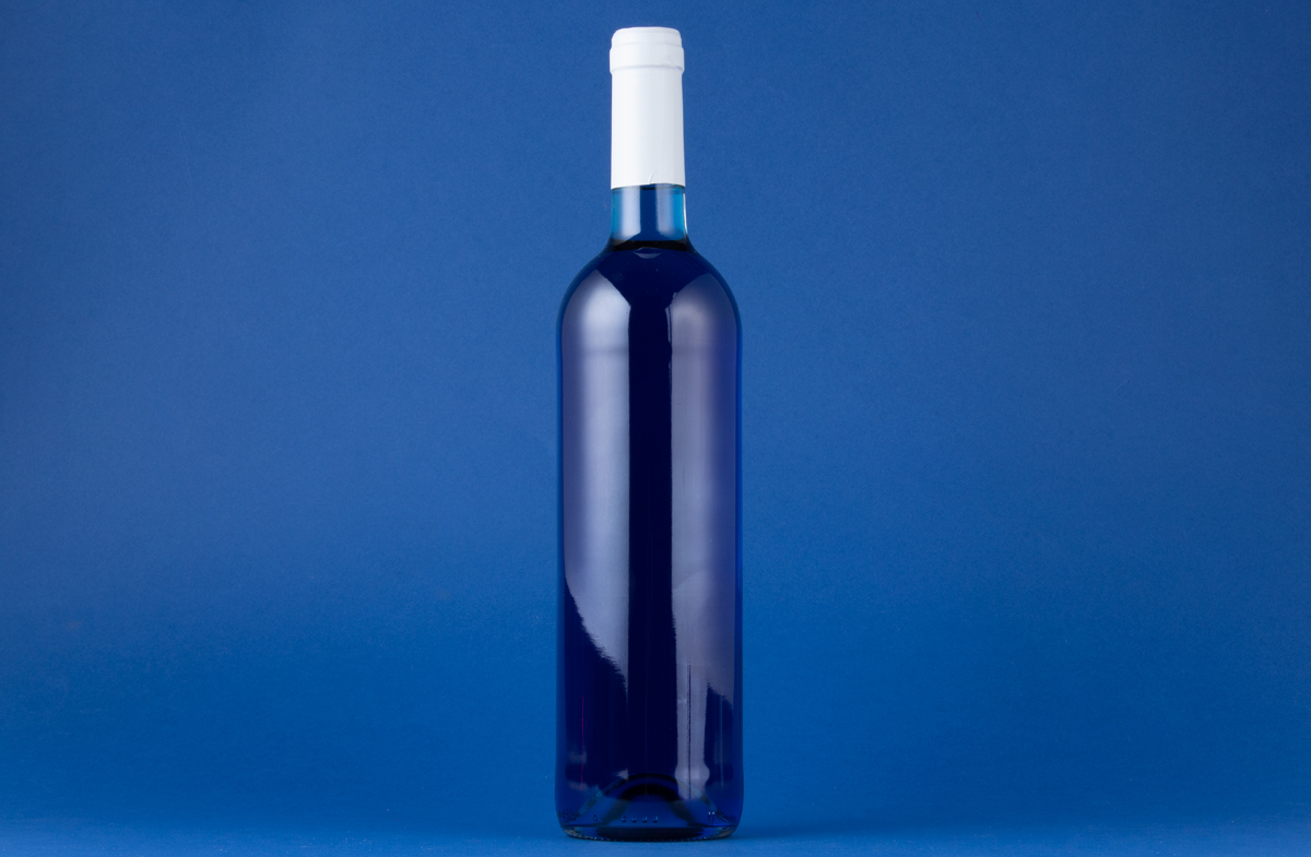 Vino azul personalizado | Regalador.com