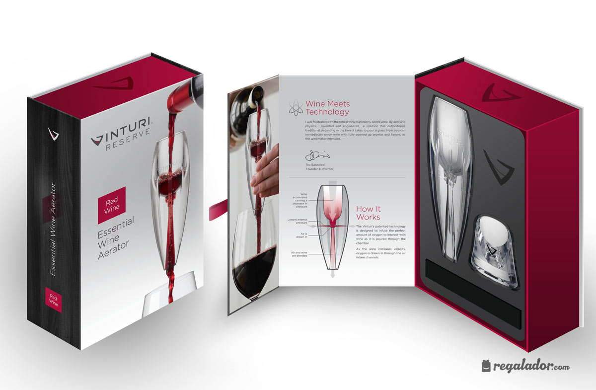 Regalador - Vinturi: el aireador de vino de los expertos